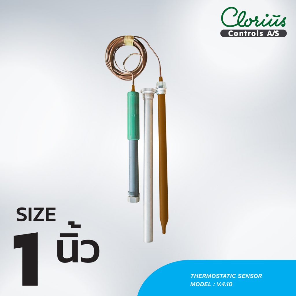 CLORIUS V.4.10 THERMOSTATIC SENSOR TEMP 0-60 1″ – Valves-Mart.com